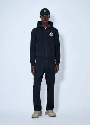 Moncler Zip Hoodie With Logo Patch