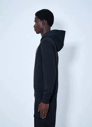 Moncler Zip Hoodie With Logo Patch