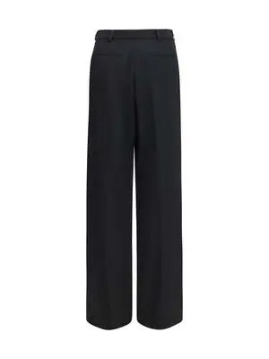 Saint Laurent Fluid Grain De Poudre Trousers