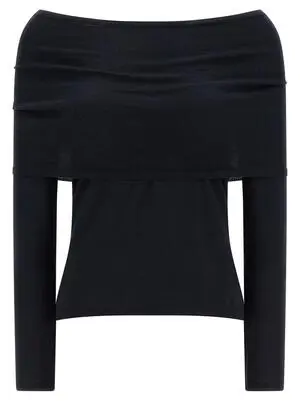 Max Mara Cashmere Boat Neck Pullover - Blue
