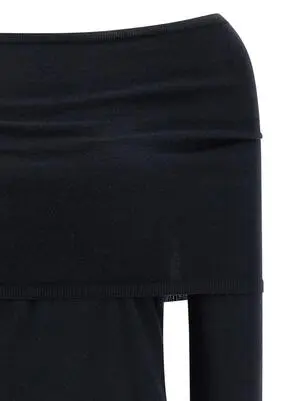 Max Mara Cashmere Boat Neck Pullover - Blue