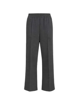 Brunello Cucinelli Cotton And Cashmere Trousers - Multicolor