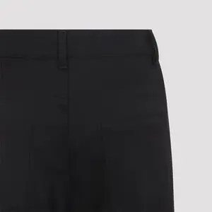 Balenciaga Straight Wool Pants