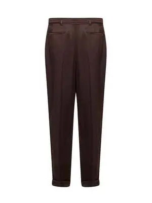Saint Laurent Duchesse Silk Satin Slim-fit Trousers - Multicolor