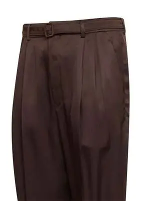 Saint Laurent Duchesse Silk Satin Slim-fit Trousers - Multicolor
