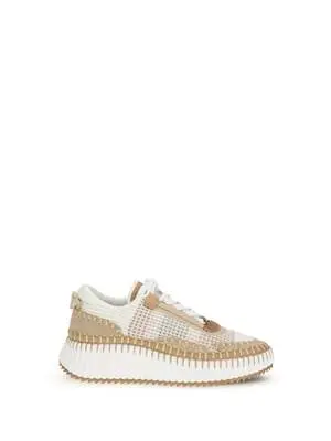 Chloé Nama Sneakers - Cream