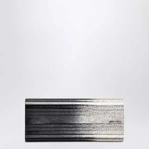 JIMMY CHOO Champagne Sweetie Degrade Glitter Fabric Clutch - Black