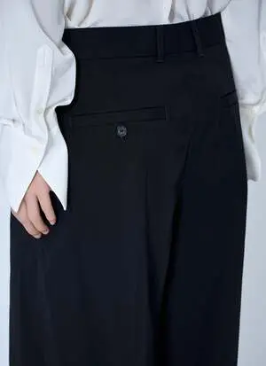 TOTEME Single Pleat Cotton Trousers