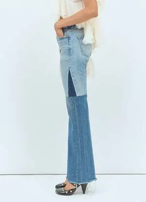 Chloé Flared Patchwork Jeans