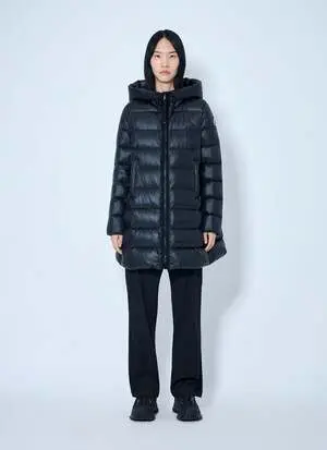 Moncler Moncler Women Suyenne Long Parka Jacket Blue