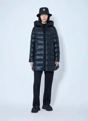 Moncler Suyenne Long Parka Jacket - Blue
