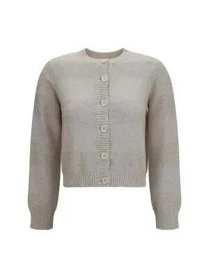 Brunello Cucinelli Long-sleeve Crewneck Cotton Sweater - Cream
