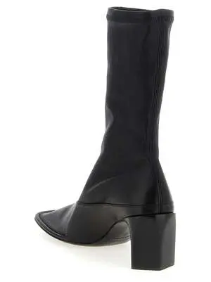 JIL SANDER Nappa Ankle Boots