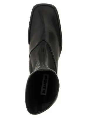 JIL SANDER Nappa Ankle Boots
