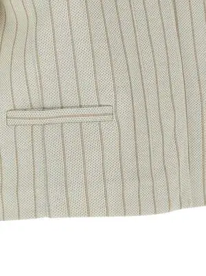 Max Mara Pinstripe Cotton Jersey Jacket - Cream