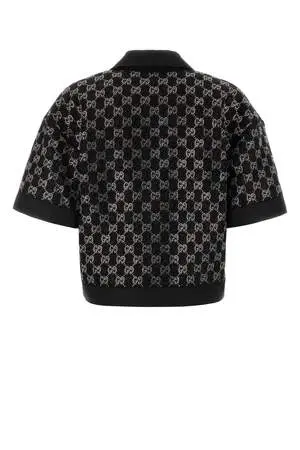 Gucci Boucle Polo Shirt - Black