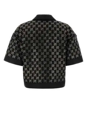 Gucci Boucle Polo Shirt - Black