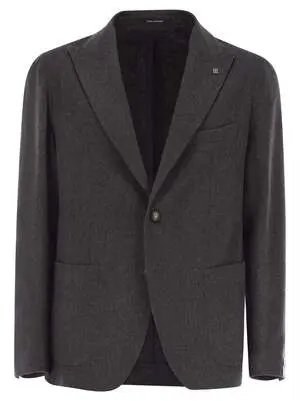 Tagliatore Cashmere And Silk Jacket - Multicolor