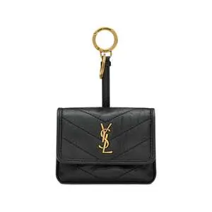 Saint Laurent Quilted Leather Bag Accessory - Black