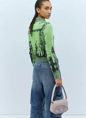 DIESEL® Mohair Blend Sweater - Green