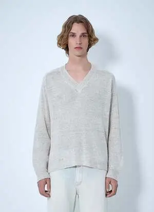 Our Legacy V-neck Knit Sweater - Multicolor