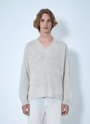 Our Legacy Our Legacy Men V-Neck Knit Sweater Multicolor