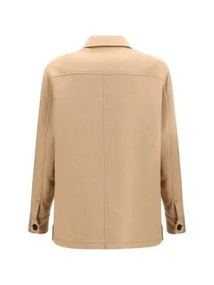 Brioni Workwear Cashmere Jacket - Cream