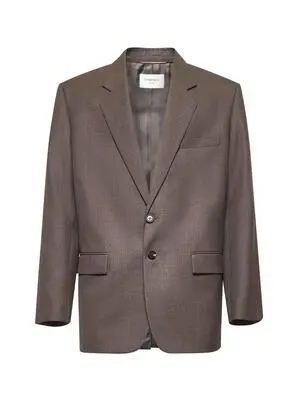 Saint Laurent Grey Wool Chiné Yves Blazer - Multicolor