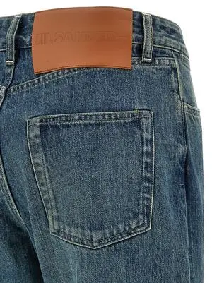 JIL SANDER Slim Twist Jeans - Blue