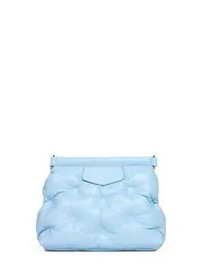MAISON MARGIELA Light Blue Glam Slam Classique Small Clutch Bag - Multicolor