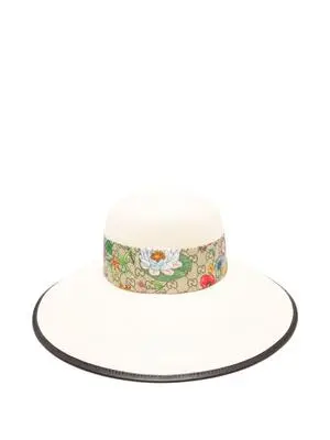 Gucci Flora Straw Hat - Multicolor