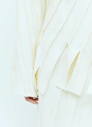 Bottega Veneta Fringe Hem Panel Top