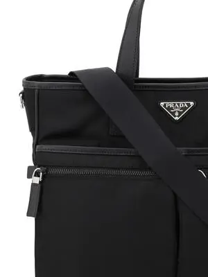 Prada Logoed Tote Bag