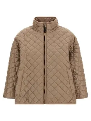 Max Mara Delfina' Reversible Hood - Cream