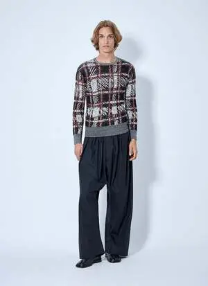 VIVIENNE WESTWOOD Piqué Sweater - Gray