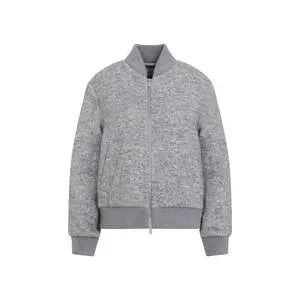 Peserico Bouclè Bomber - Gray