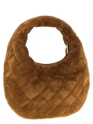 Saint Laurent Baby Icarino Suede Handbag