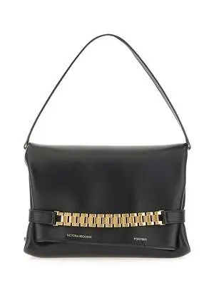 Victoria Beckham Borsa Con Dettaglio Catena - Black