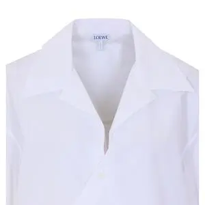Loewe Anagram Logo Asymmetric Shirt