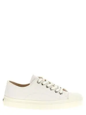 Moschino Canvas Sneakers - White