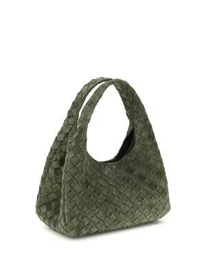 Bottega Veneta Small Campana Shoulder Bag - Green