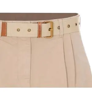 Miu Miu Gabardine Miniskirt - Cream