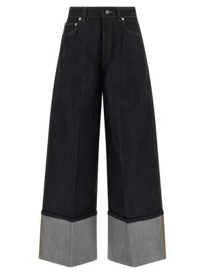 Givenchy Turn Up Jeans - Blue