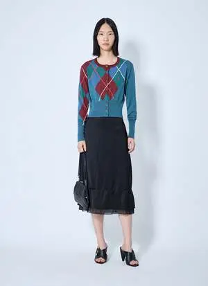 VIVIENNE WESTWOOD Argyle Cropped Cardigan