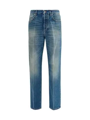 Versace Straight-leg Denim Jeans - Blue