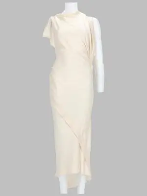 Victoria Beckham Kyra Midi Dress - Cream