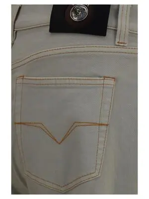 Versace Tapered Denim Jeans - Multicolor