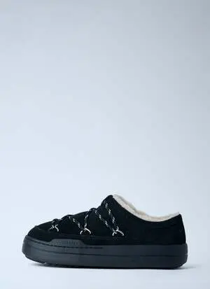 Moon Boot Maison Margiela Suede Tabi Mule Sandals