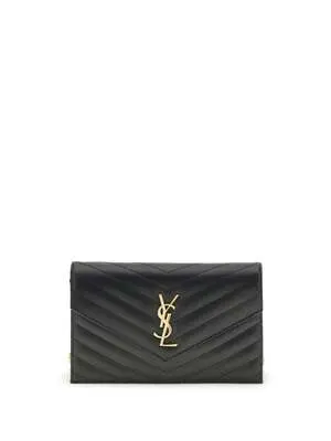 Saint Laurent Cassandre Mini Shoulder Bag - Black