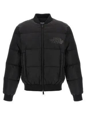 Dsquared2 Padded Bomber Jacket - Black
